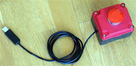 A Big Red Button As A One Key USB Keyboard Joel S Aufrecht Home Page