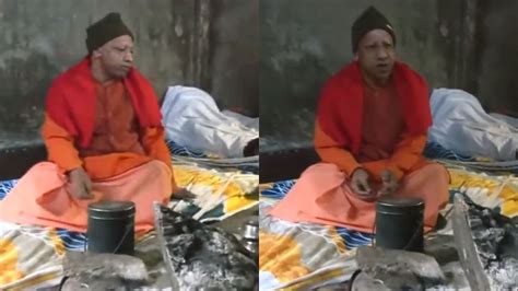 కొండ గుహలో యోగి ఆదిత్యనాథ్ Up Cm Yogi Adityanath Visits And Offers Prayers At Sundar Nath Cave