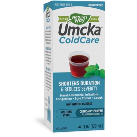 Natures Way Umcka Mint Menthol Syrup 4 Oz 6 Pk 4 Oz Kroger