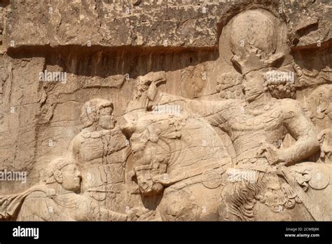 Photograph Taken Of The Triumph Relief Of Shapur I The Most Famous