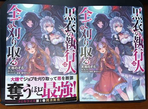 Keg（けーじ） On Twitter 「黒衣の執行人は全てを刈り取る」の見本誌が届きました ドラゴンノベルズより5月2日に発売予定です