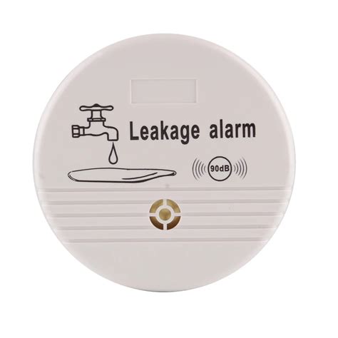 Wireless Water Overflow Leakage Alarm Sensor Detector 90db Abs Voice