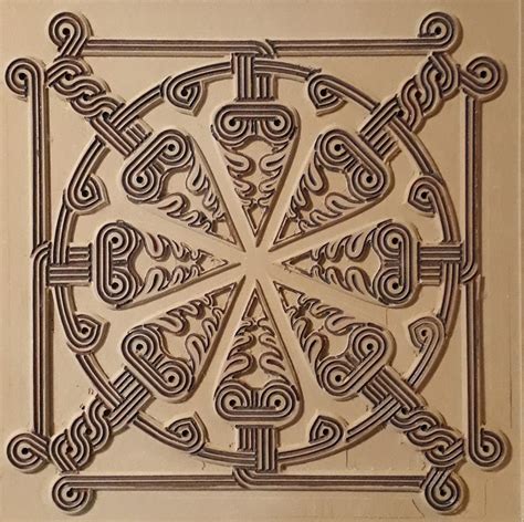 ქართული ორნამენტების რუტერზე ამოჭრა