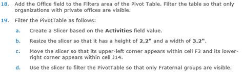 Solved 6 Switch To The All Groups Pivottable Worksheet