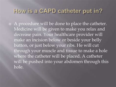 Capd Pptx Surgery Medical Health