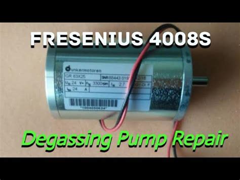 Degassing Pump Repair Fresenius Medical Care Degassingpumprepair