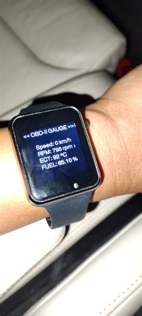 Github Omarbadar Esp Watch Obd Obd Gauge Using Lilygo Esp Watch Bluetooth And Elm
