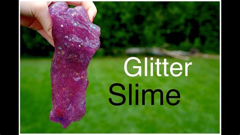 Diy Glitter Slime Youtube