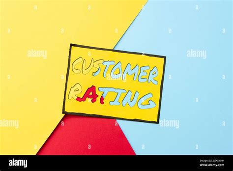 Text Showing Inspiration Customer Rating Business Approach Gauge The Customer Satisfaction With
