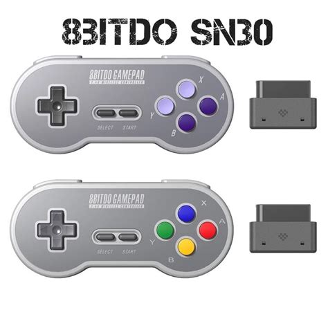 Controle 8bitdo Sn30 2 4g Sem Fio Para Super Nintendo E Super Famicom Escorrega O Preço