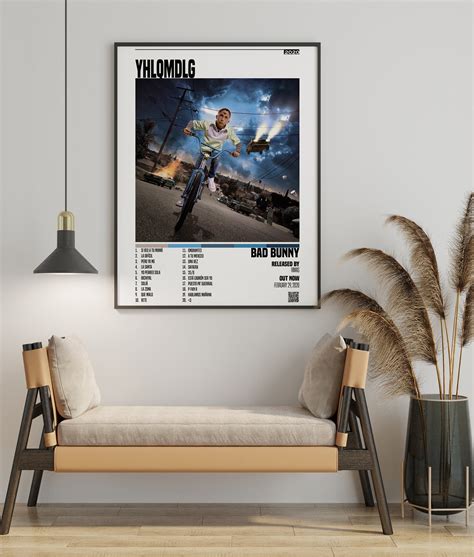 Bad Bunny Poster Yhlqmdlg Poster Yhlqmdlg Tracklist Album Cover