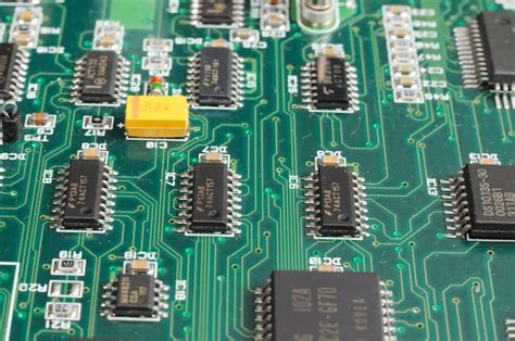 Premium Photo Large Green Pcb Microcircuit Board
