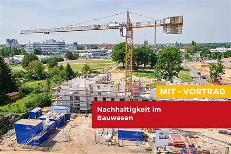 Mit Vortrag Nachhaltigkeit Im Bauwesen Mittelstands Und