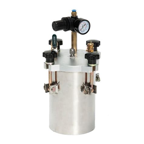 Techcon Ts1254 Ts1250 Series 70psi Pressure Pot Assembly 18 Liters