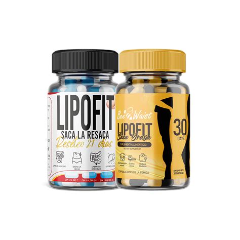 Kit Lipofit Saca La Resaca 21 Días Lipofit Saca Grasa Fajasconmary