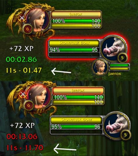 Last Hit Leash Timer Screenshots Weakaura World Of Warcraft