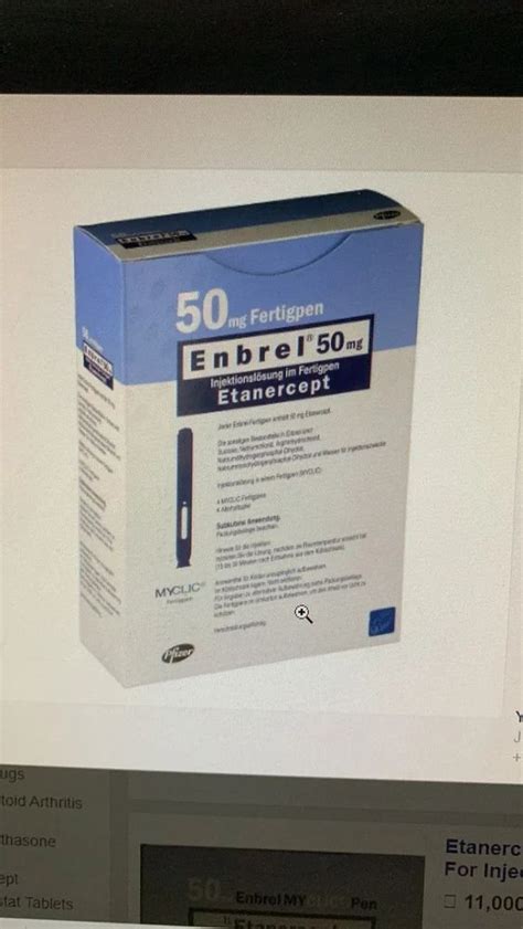 Enbrel 50mg At Rs 750 Box Sardar Patel Ring Road Gandhinagar Id