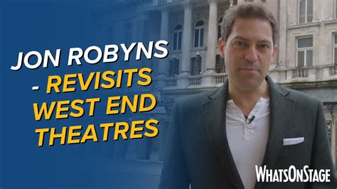 Jon Robyns West End Theatre Tour Youtube