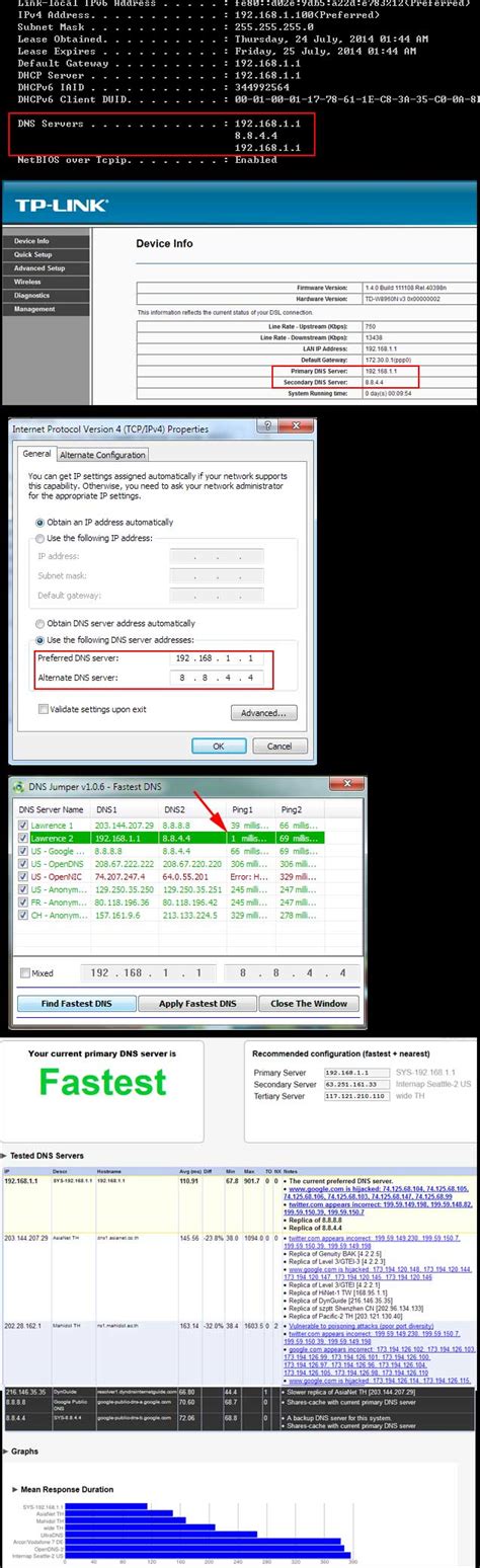 Networking Is My Windows 7 Primary And Secondary Dns Setting Correct