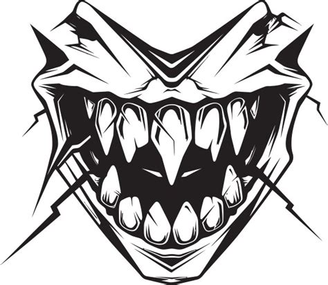 Tooth Black And White Vector Images Over 51000