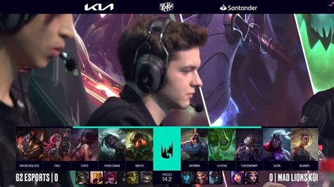 G2 Esports Vs MAD Lions KOI Finals Recap G2 Win Their 13th LEC Title