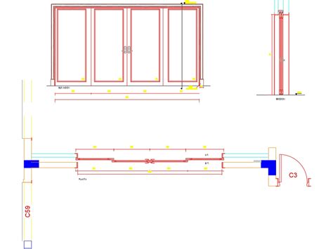 Puerta Corrediza En Autocad Descargar Cad Gratis 16592 Kb Bibliocad