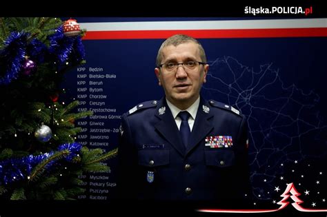 Świąteczne życzenia Komendanta Wojewódzkiego Policji w Katowicach Wiadomości Policja Śląska