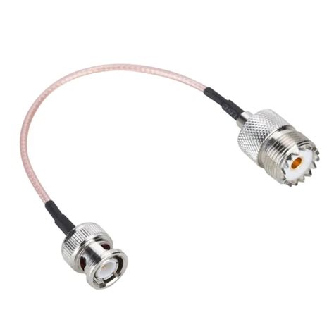 PC BNC STECKER Auf UHF Buchse Adapter Kabel Stecker Konverter Für RF Radio OBD EUR
