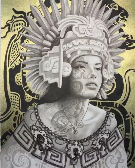 Pin By Sir Pablo G On Axv Aztec Artwork Aztec Drawing Mayan Art