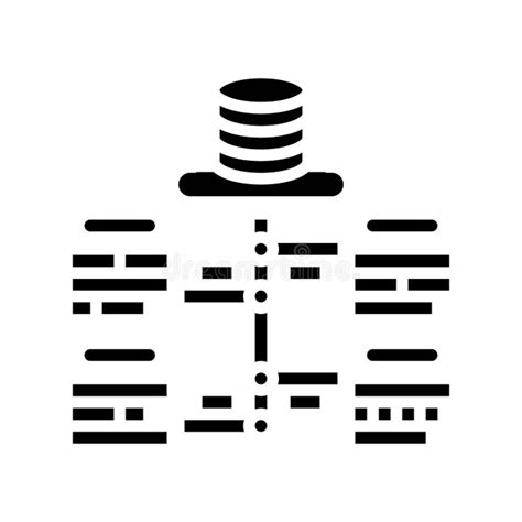 Software Deployment Glyph Icon Vector Illustration Stock Illustration Illustration Of