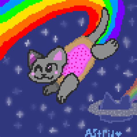 Pixilart Nyan Cat 33 By Aztrid X3