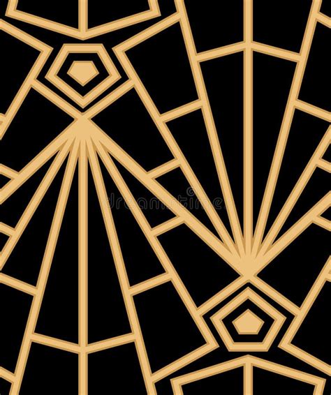 Abstract Art Deco Pattern stock vector. Illustration of eps10 - 16340052