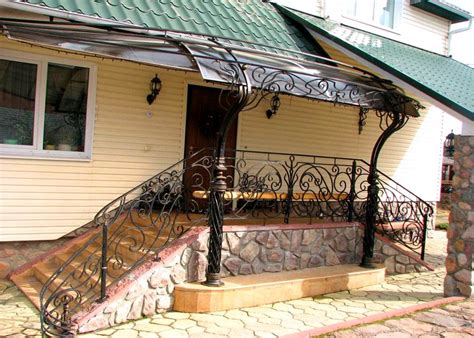 Сварное крыльцо для дома – Наружные металлические лестницы (84 фото ...