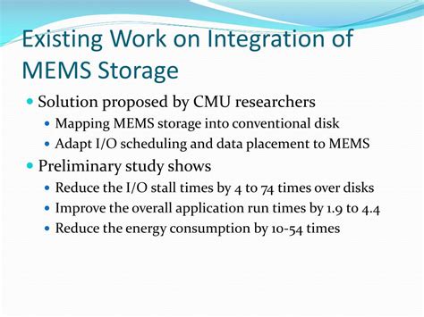 ppt mems based storage architecture for relational databases