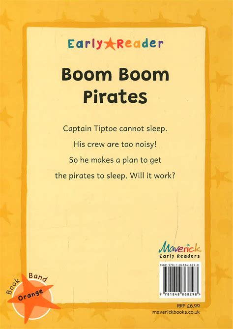 Boom Boom Pirates Orange Early Reader Bookxcess