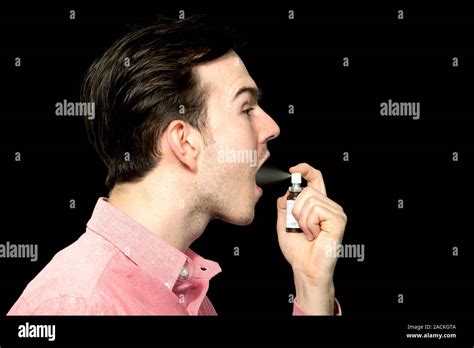 Sativex Multiple Sclerosis Drug Patient Using A Sativex Spray This