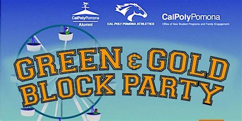 Green And Gold Block Party Cpp Alumni Group Cal Poly Pomona Bronco