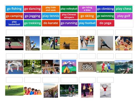 5th Grade Unit 8 Fitness Match Up