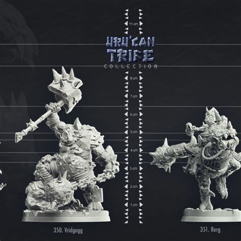 3d Printable Urucan Tribe Pre Supported Bundle By Cast N Play