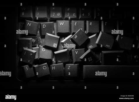 Broken Keyboard High Resolution Stock Photography And Images Alamy