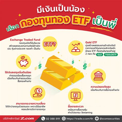 มีเงินเป็นน้อง เลือกกองทุนทอง Etf เป็นพี่