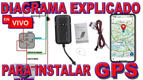 diagramas para instalar GPS explicación YouTube