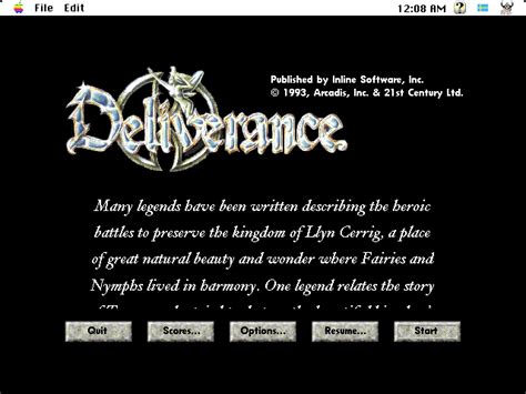 Screenshot Of Deliverance Stormlord II Macintosh 1990 MobyGames