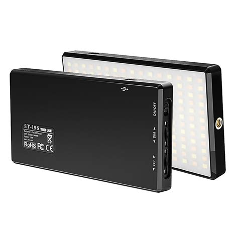 Cometx 12w Pocket Led Light Light Mini Video Photography 2500k 9000k