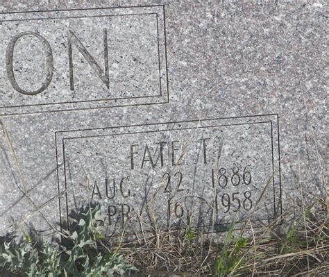 Fate Thomas Gaston 1886 1958 Memorial Find A Grave