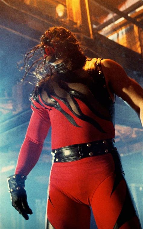 Red Wrestler Kane Wrestler Mask Red Sting Wcw Kane Wwe