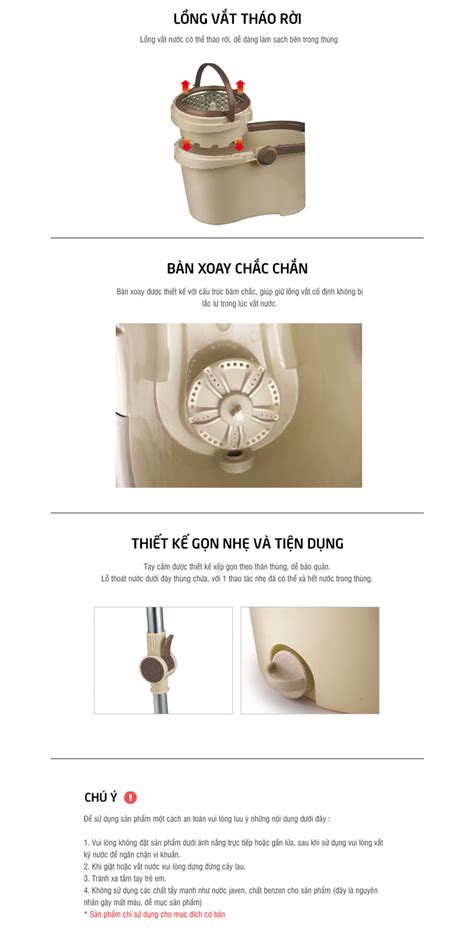 Compact Spin Mop Lockandlock Etm466 Shopee Malaysia