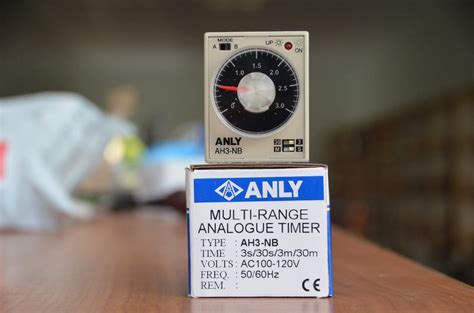 220vac Single Phase ANLY AH3 NB Multi Range Timer Relay 3s 30s 3m 30m Rs 350 Piece ID