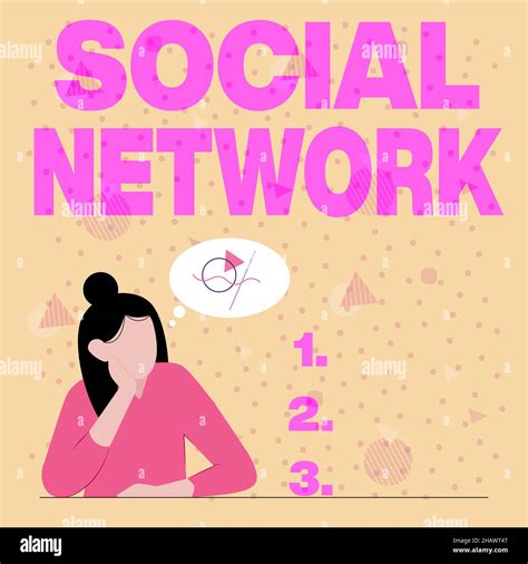 Sign Displaying Social Network Conceptual Photo A Framework Of Individual Linked By