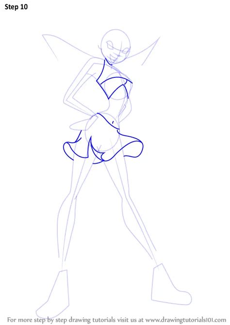 Learn How To Draw Bloom From Winx Club Winx Club Step By Step